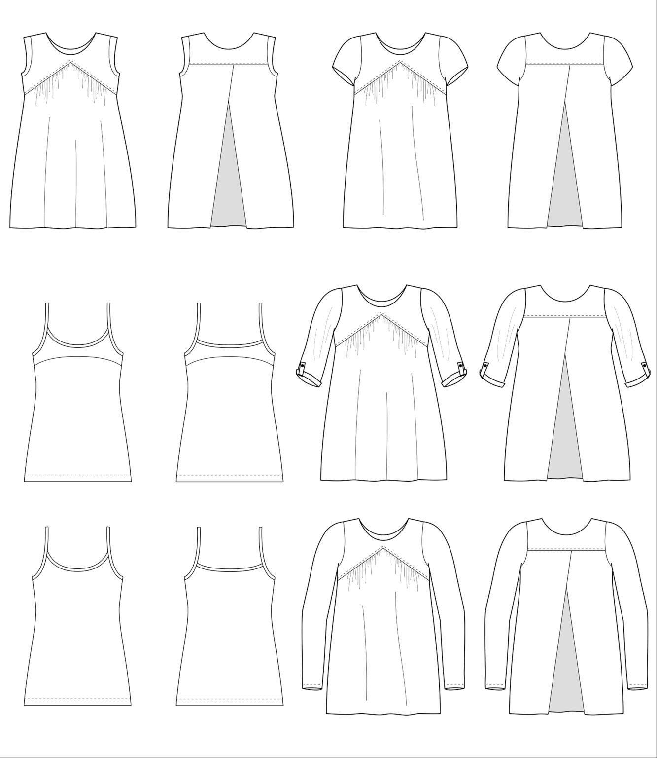 Bali Blouse and Sunset Cami - Pattern Niche