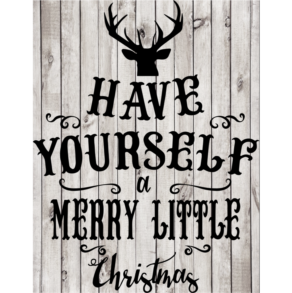 Merry Christmas cut file - Pattern Niche