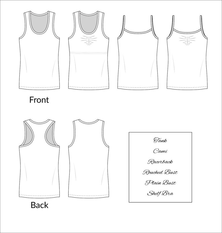 Maui Tank and Cami - Pattern Niche