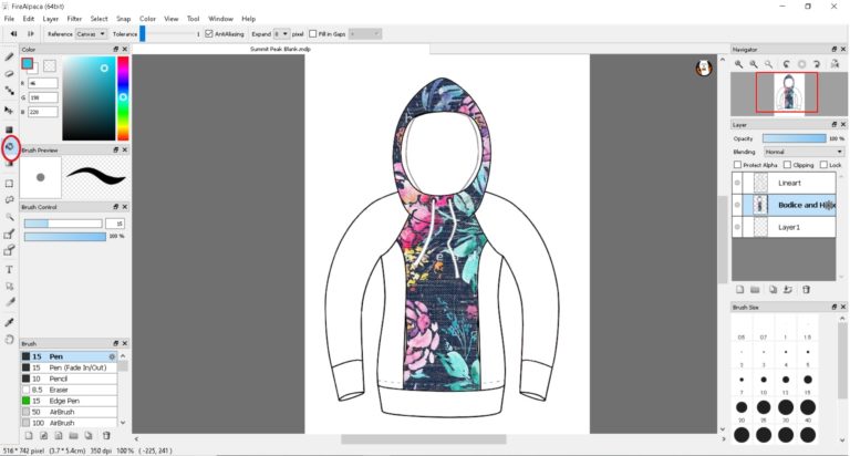 How to Make a Fabric Mock Up - Pattern Niche