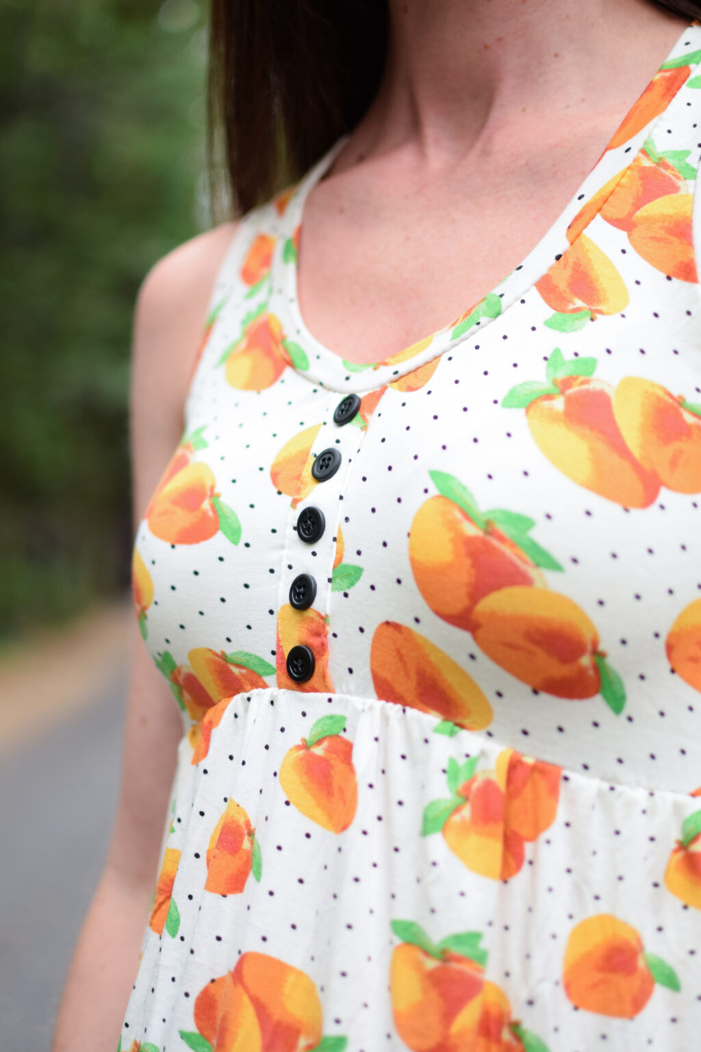 Faux Placket on the Melbourne Top and Dress - Pattern Niche