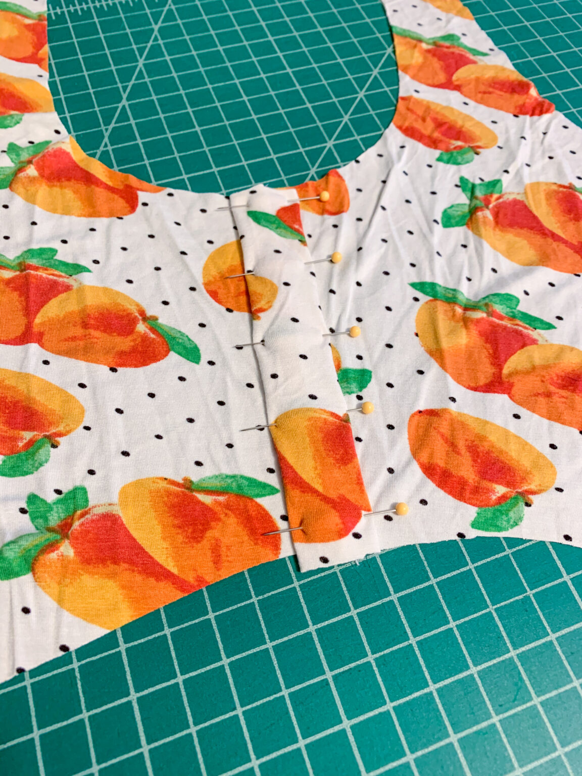 Faux Placket on the Melbourne Top and Dress - Pattern Niche