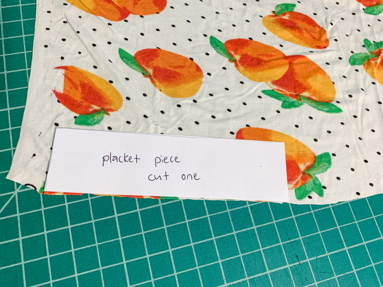 Faux Placket on the Melbourne Top and Dress - Pattern Niche