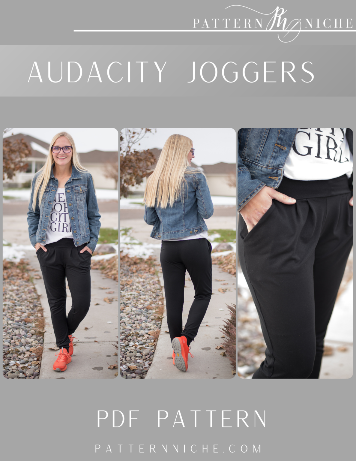 Audacity Joggers - Pattern Niche