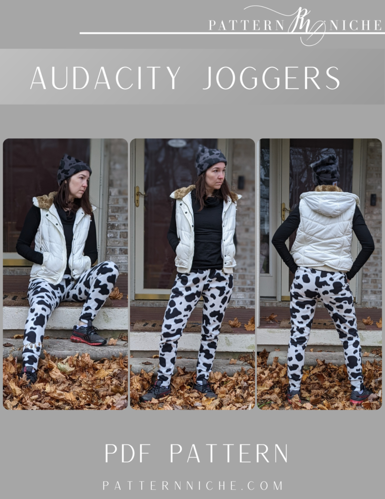 Audacity Joggers - Pattern Niche